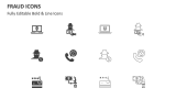 Fraud Icons for Google Slides and PowerPoint