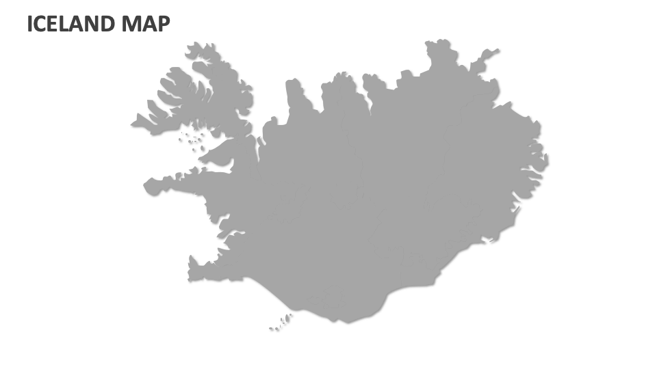 Iceland Map for Google Slides and PowerPoint - PPT Slides