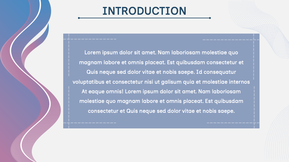 Free Abstract Waves Presentation Theme for Google Slides and PowerPoint