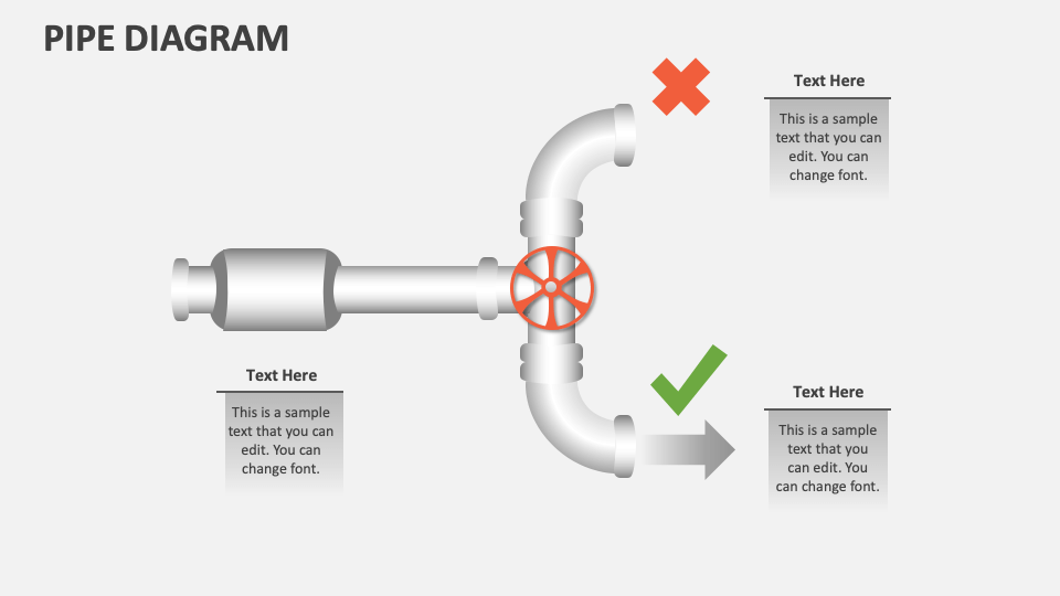 Pipe Diagram Template for PowerPoint and Google Slides - PPT Slides
