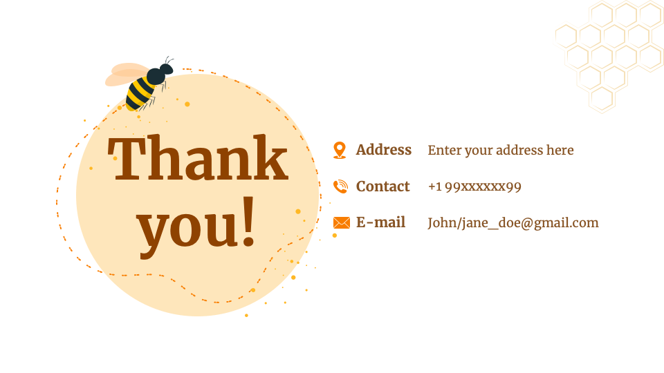 Honey Presentation Theme for PowerPoint and Google Slides - PPT Slides