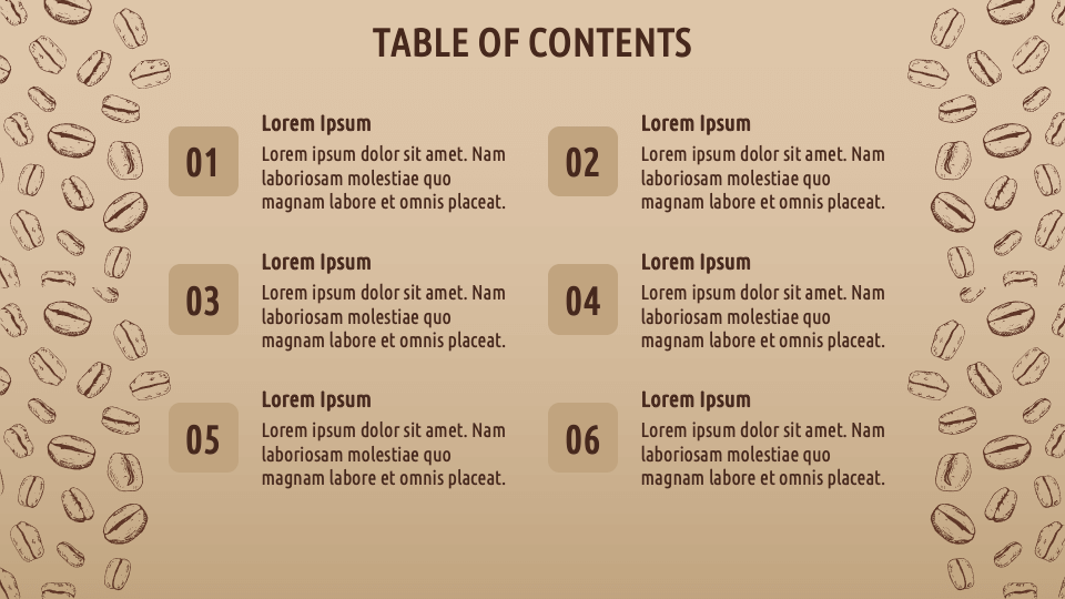 Free Coffee Shop Presentation Theme for Google Slides and PowerPoint