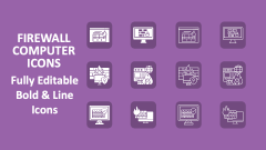 Firewall Computer Icons for PowerPoint and Google Slides - PPT Slides
