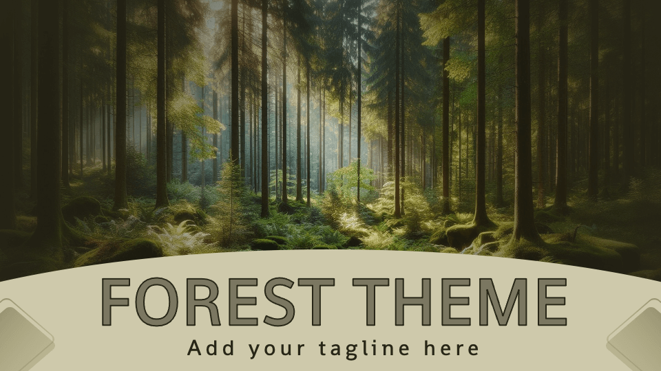 Free Forest Theme for Google Slides and PowerPoint