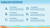Beach Theme for PowerPoint and Google Slides - PPT Slides