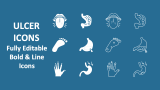 Ulcer Icons for Google Slides and PowerPoint