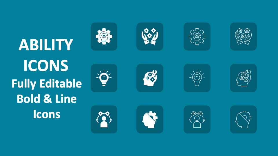 Ability Icons for Google Slides and PowerPoint