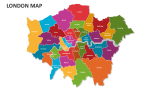 London Map for Google Slides and PowerPoint - PPT Slides