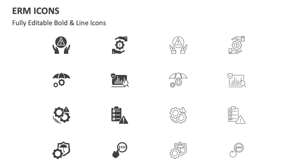 ERM Icons for Google Slides and PowerPoint
