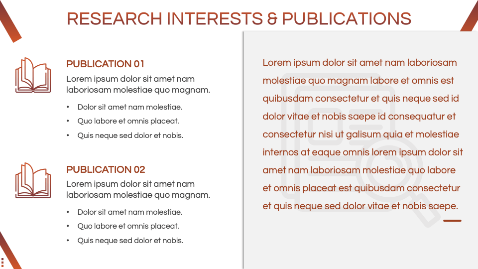 College Faculty Profile Template for Google Slides and PowerPoint - PPT ...