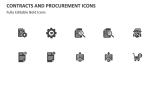 Contracts and Procurement Icons for Google Slides and PowerPoint
