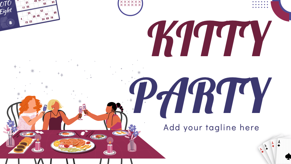 Free - Kitty Party Template for Google Slides and PowerPoint - PPT Slides