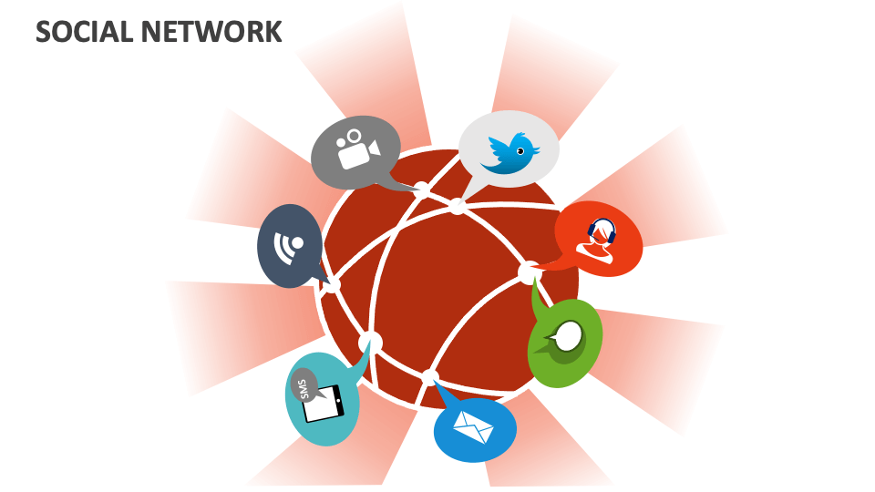 Social Network Template for PowerPoint and Google Slides - PPT Slides