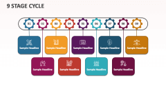 9 Stage Diagrams for Google Slides and PowerPoint