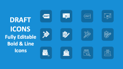 Draft Icons for Google Slides and PowerPoint