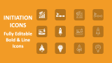 Initiation Icons for Google Slides and PowerPoint