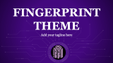 Fingerprint Theme for PowerPoint and Google Slides - PPT Slides