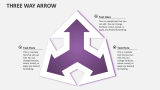 Three Way Arrow Template for PowerPoint and Google Slides - PPT Slides