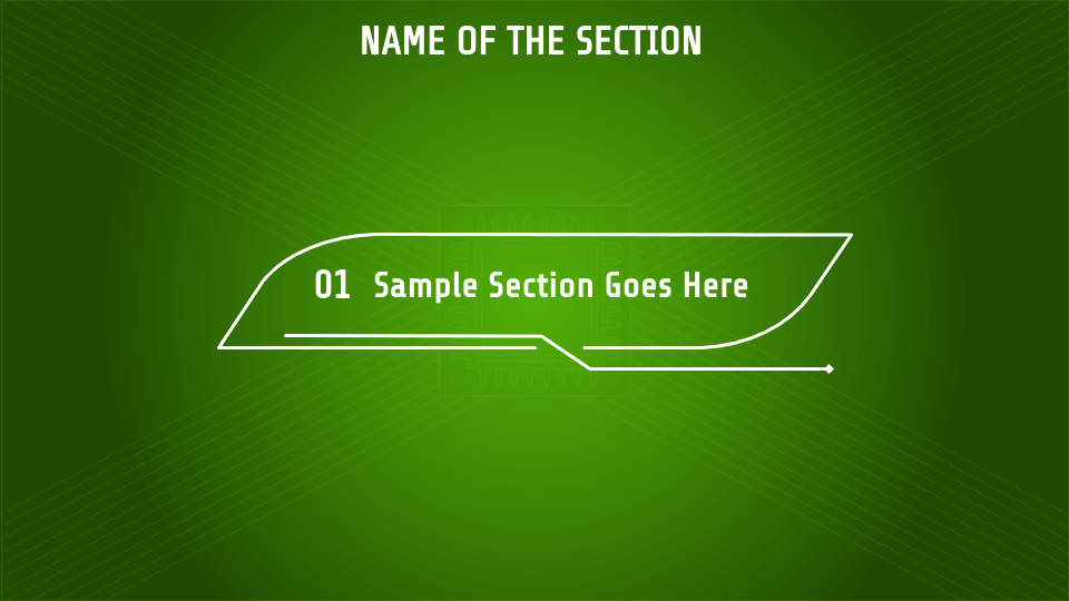 Green Circuit Theme for PowerPoint and Google Slides - PPT Slides