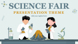 Free Science Fair Theme for Google Slides and PowerPoint