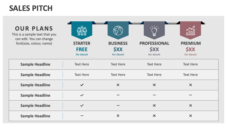 Sales Pitch PowerPoint and Google Slides Template - PPT Slides