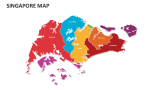 Singapore Map for Google Slides and PowerPoint - PPT Slides