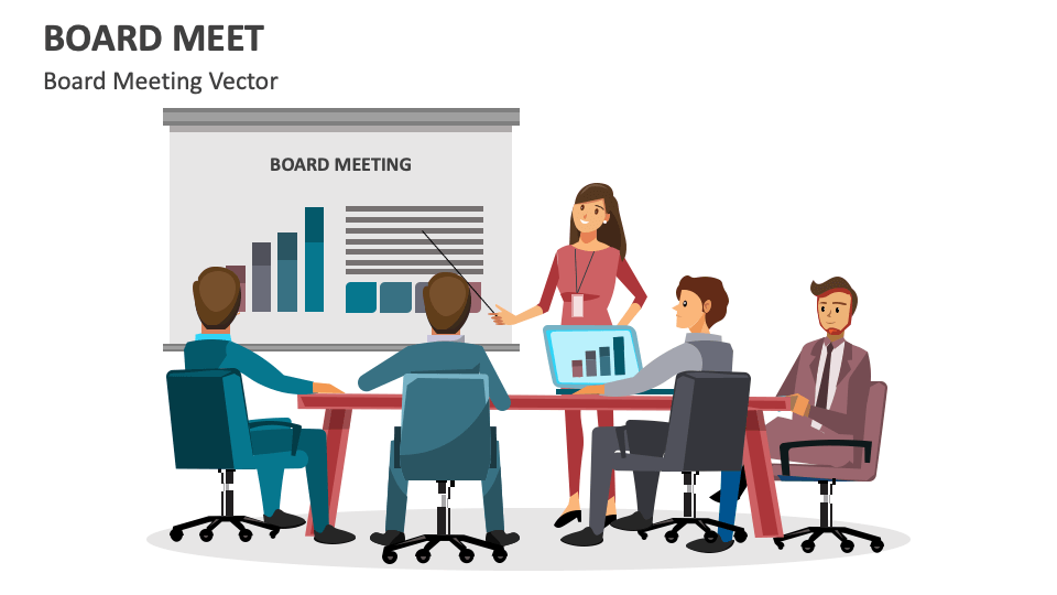 Board Meet PowerPoint and Google Slides Template - PPT Slides