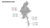 Myanmar Map for Google Slides and PowerPoint - PPT Slides