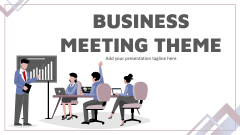 Free Business Meeting Presentation Theme for Google Slides and PowerPoint
