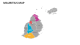 Mauritius Map for Google Slides and PowerPoint - PPT Slides