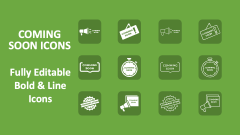 Coming Soon Icons for Google Slides and PowerPoint