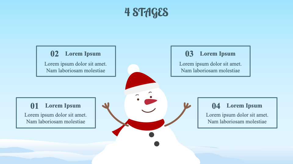 Snowman Presentation Theme for PowerPoint and Google Slides - PPT Slides