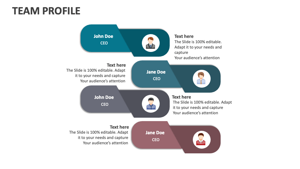 Team Profile Template for PowerPoint and Google Slides - PPT Slides