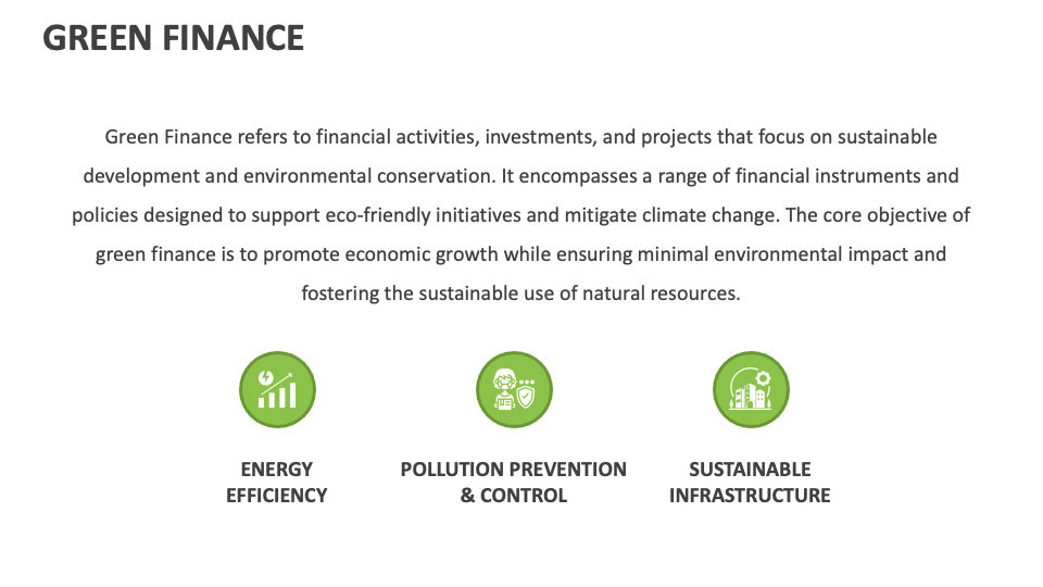 Green Finance Template for Google Slides and PowerPoint - PPT Slides