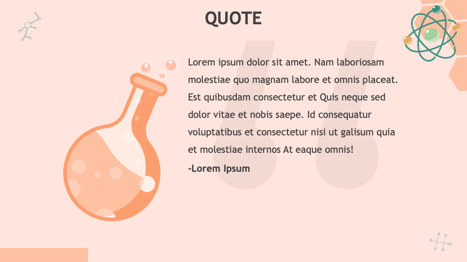 Free Chemistry Lesson Presentation Theme for Google Slides and PowerPoint