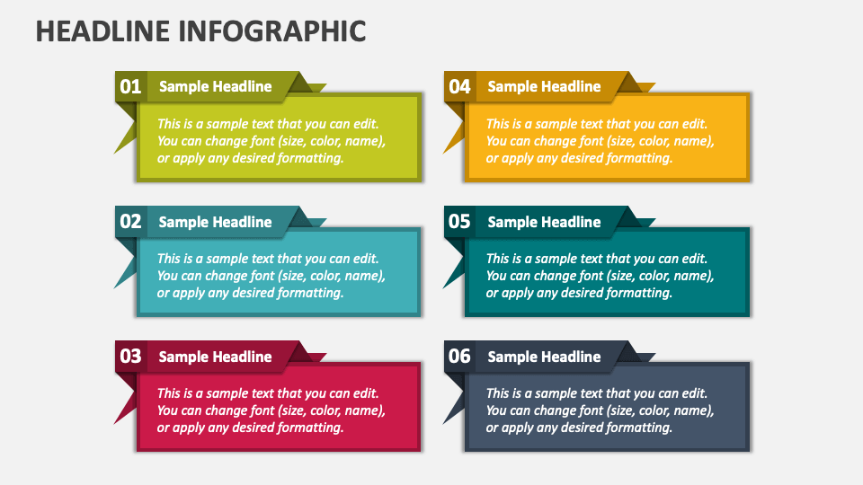 Headline Infographic PowerPoint and Google Slides Template - PPT Slides