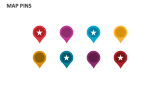 Map Pins for Google Slides and PowerPoint - PPT Slides