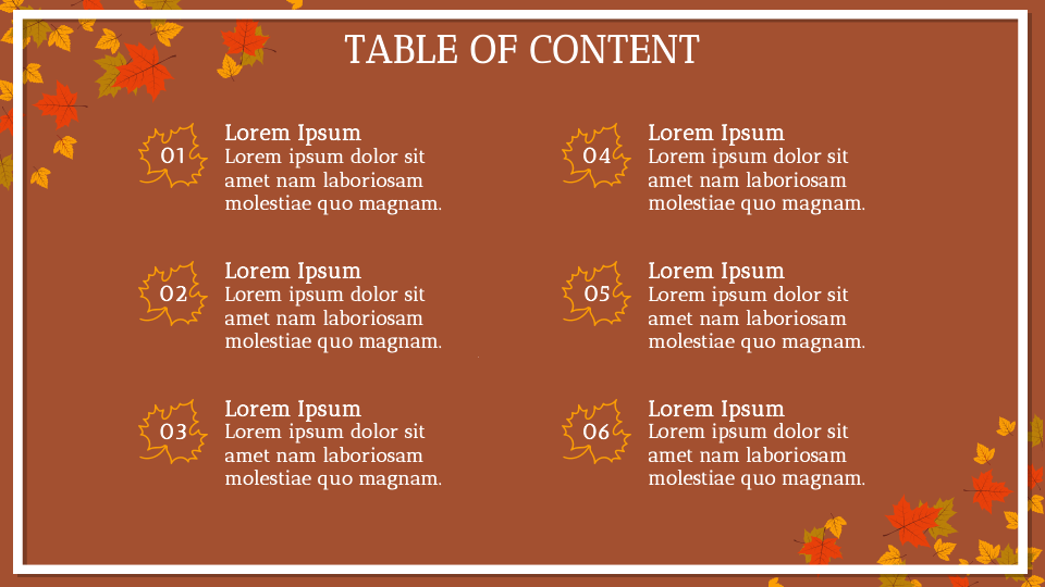 Free Fall Background Presentation for Google Slides and PowerPoint