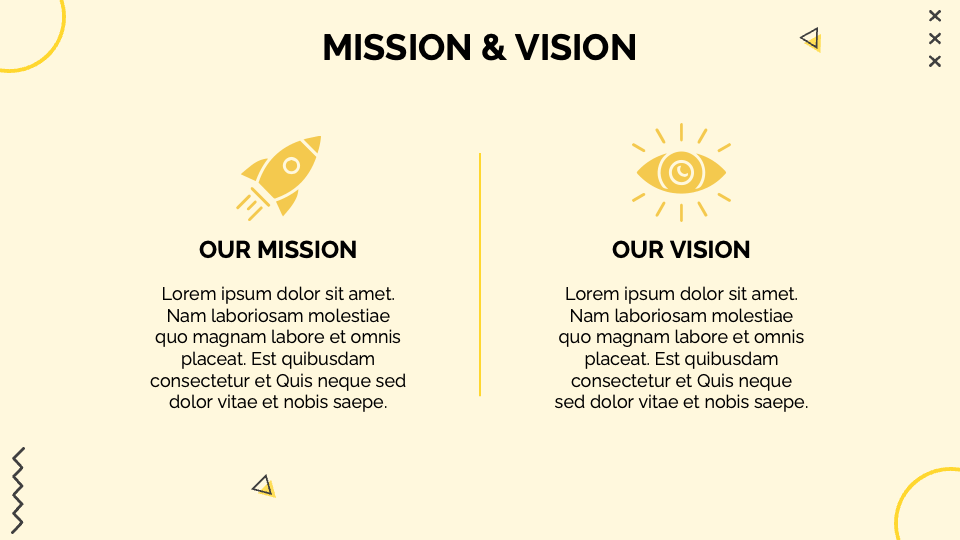 Minimal Yellow Presentation for Google Slides and PowerPoint