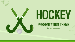 Free Hockey Presentation Theme for Google Slides and PowerPoint