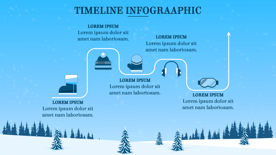 Free Falling Snow Presentation Theme for Google Slides and PowerPoint