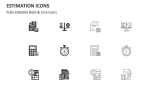Estimation Icons for Google Slides and PowerPoint