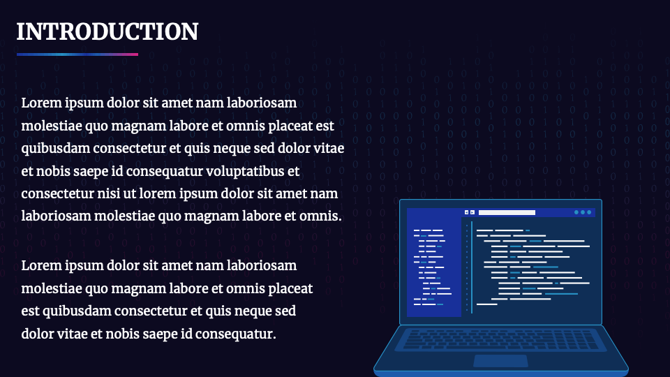 Free Programming Background Presentation for Google Slides and PowerPoint