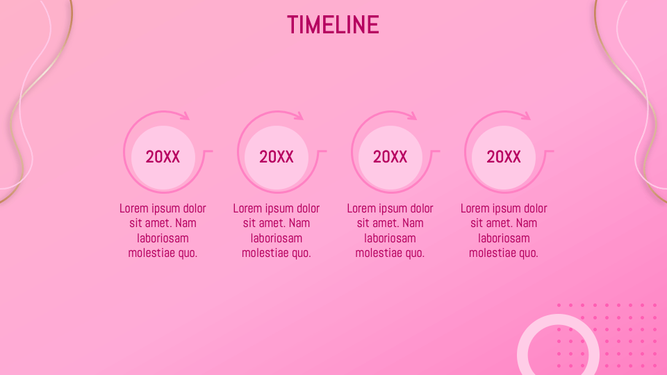 Pink Color Presentation Theme for PowerPoint and Google Slides - PPT Slides