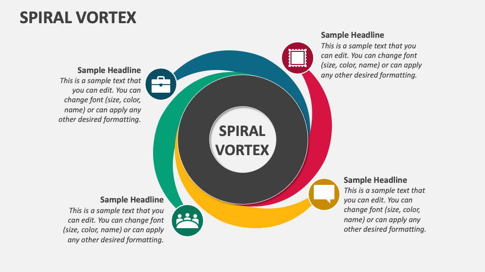 Spiral Vortex PowerPoint and Google Slides Template - PPT Slides