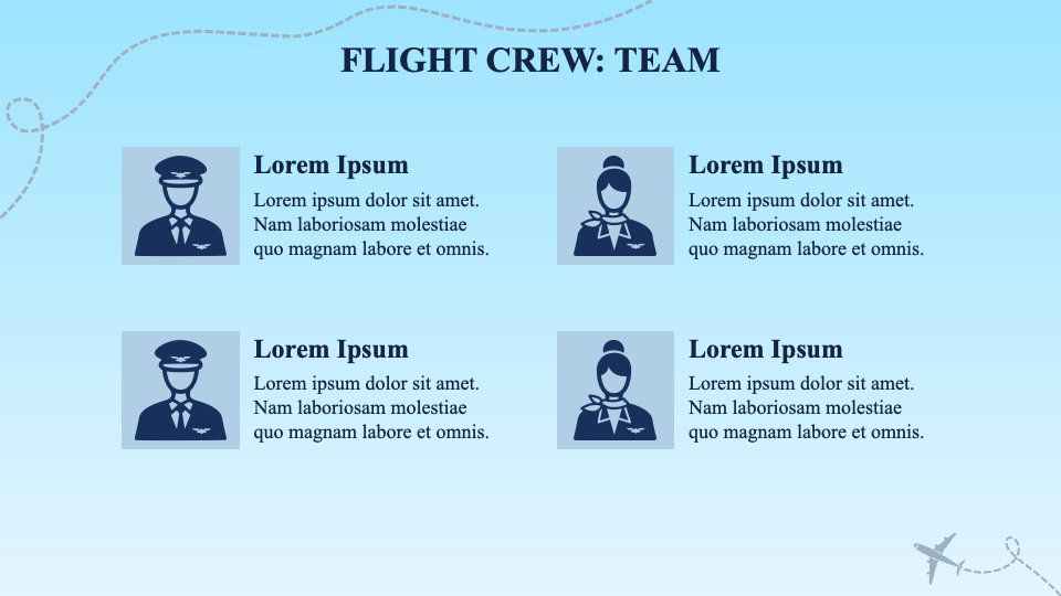 Free Airplane Theme for PowerPoint and Google Slides - PPT Slides