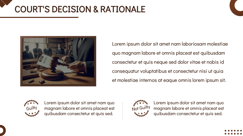 Free - Court Case Overview Presentation for Google Slides and ...