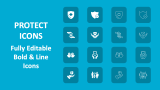 Protect Icons for Google Slides and PowerPoint