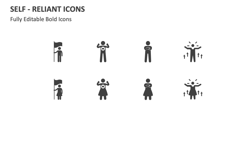 Self-Reliant Icons for Google Slides and PowerPoint