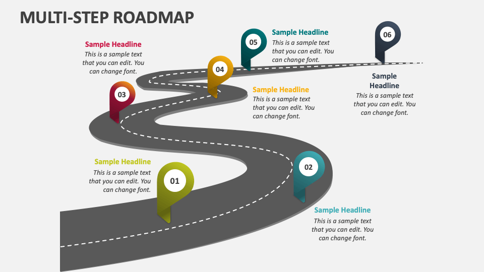 Multi-Step Roadmap PowerPoint and Google Slides Template - PPT Slides Multi-Step Roadmap PowerPoint and Google Slides Template - PPT Slides